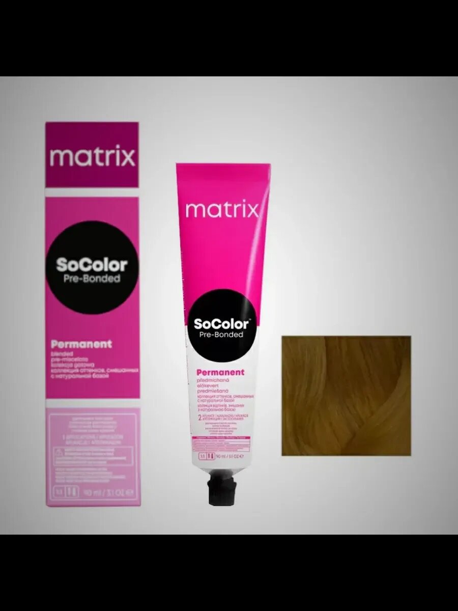 MATRIX SoColor Pre-Bonded 9A 90 мл Краска 90 мл