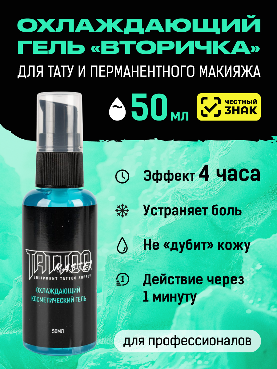 LIDOCOL / Вторичная анестезия для перманентного макияжа и тату 50мл