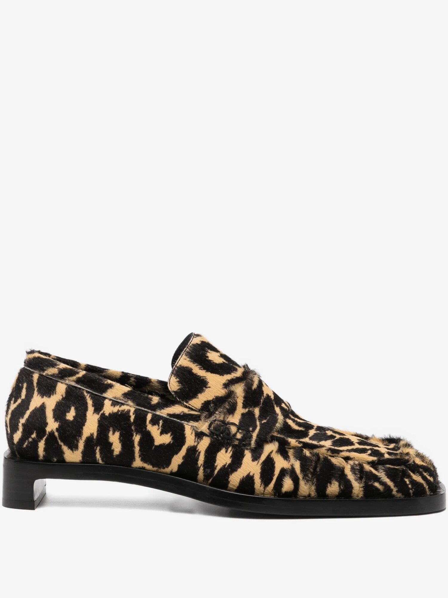 Лоферы Leopard-print loafers