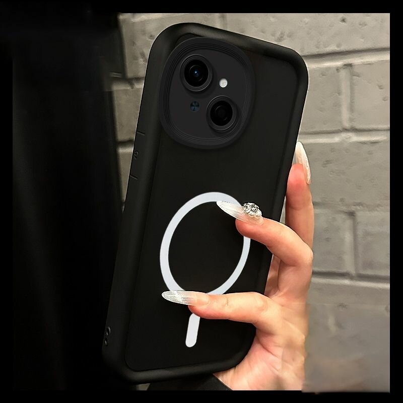 Чехол на TECNO POP 9 4G TECNO SPARK GO 1 TECNO SPARK GO 1S TECNO SPARK GO 2025 Мягкая оболочка, совместимый с MagSafe (магсейф), противоударный JTBSWX01 магнитный чехол ударопрочный чехол мягкий чехол