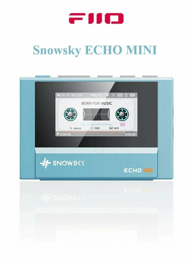 FiiO Snowsky ECHO MINI 512M Портативный Музыкальный Плеер Без Потерь Bluetooth UI С Длительным Сроком Службы Custom Mini MP3