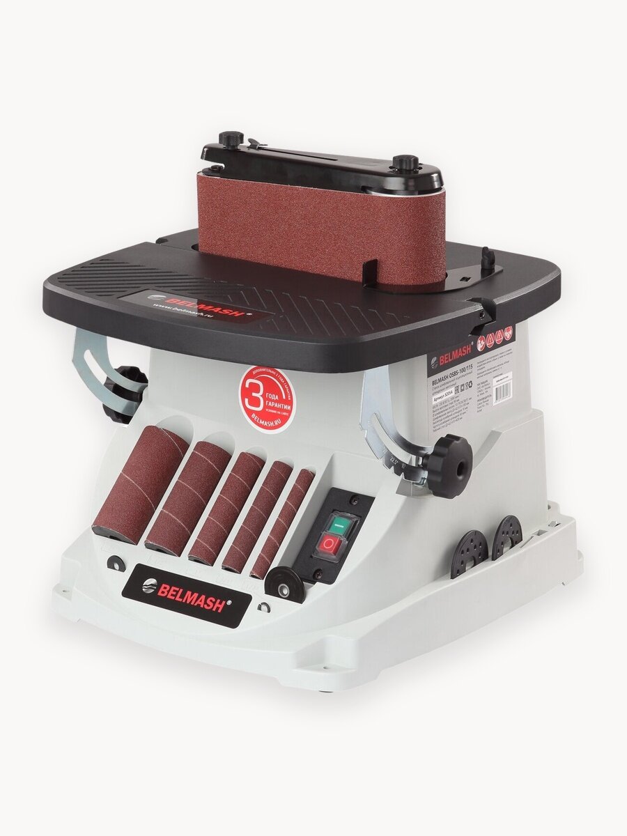 Станок шлифовальный BELMASH OSBS-100/115 осцилляционный шпиндельно-ленточный