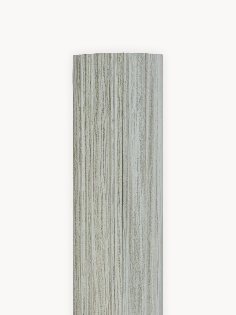 Порог со скрытым креплением разноуровневый универсальный 47 мм, длина 0,9 м, алюминиевый Русский профиль, дуб леванте