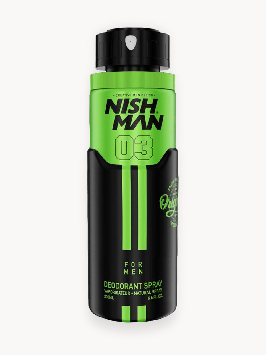 NISHMAN Мужской парфюмированный дезодорант спрей для тела 03 200 мл