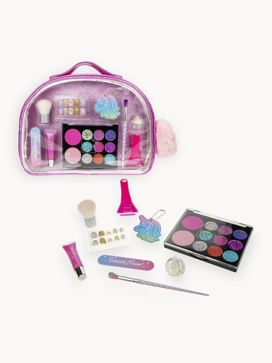 Набор косметики LUKKY Бьюти-дизайн в чемоданчике "Единорог", для девочек