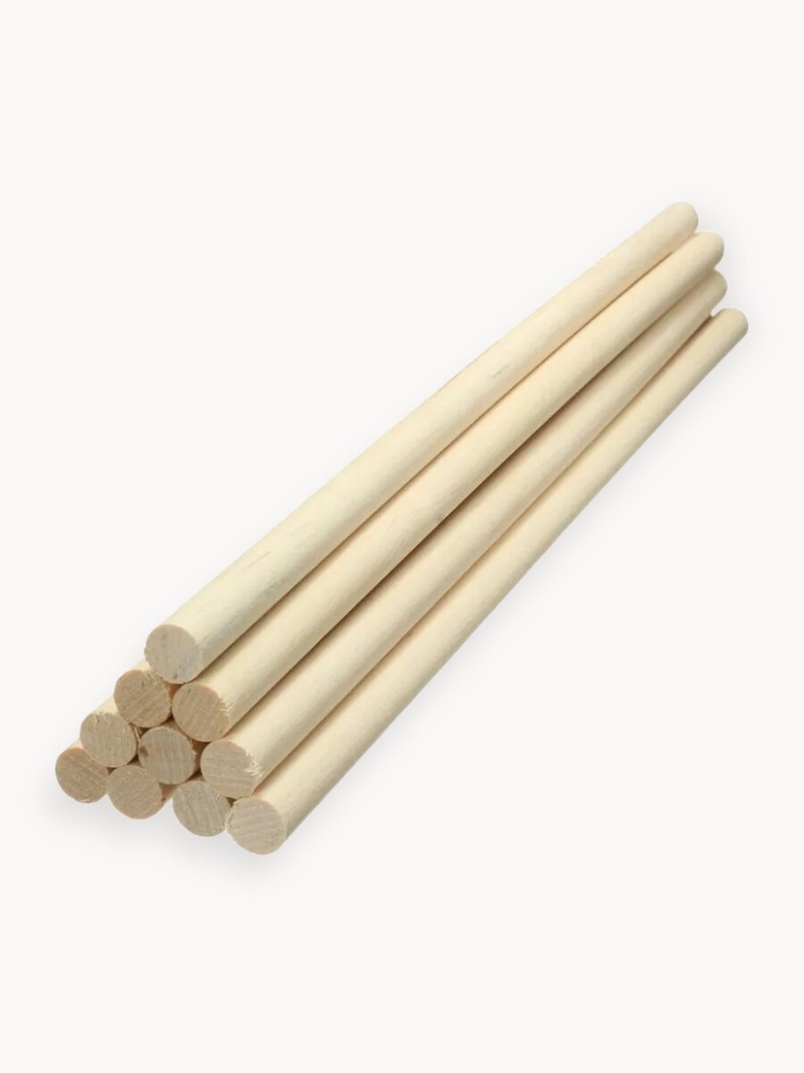 Нагель березовый 25х1200мм, не шлифованный без сучков (10шт)