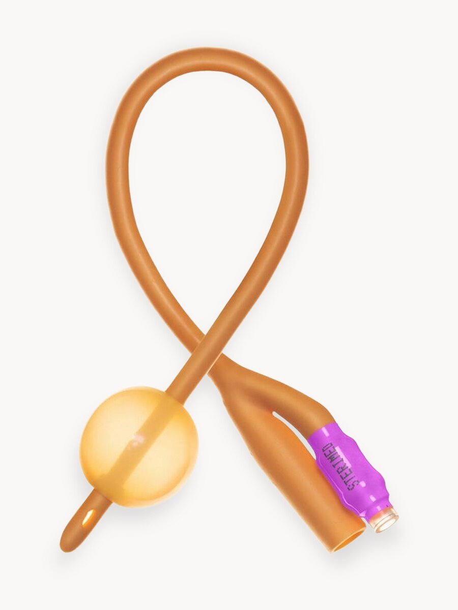 Катетер фолея Sterimed, 2-х ходовой, размер СН 26, длина 40 см