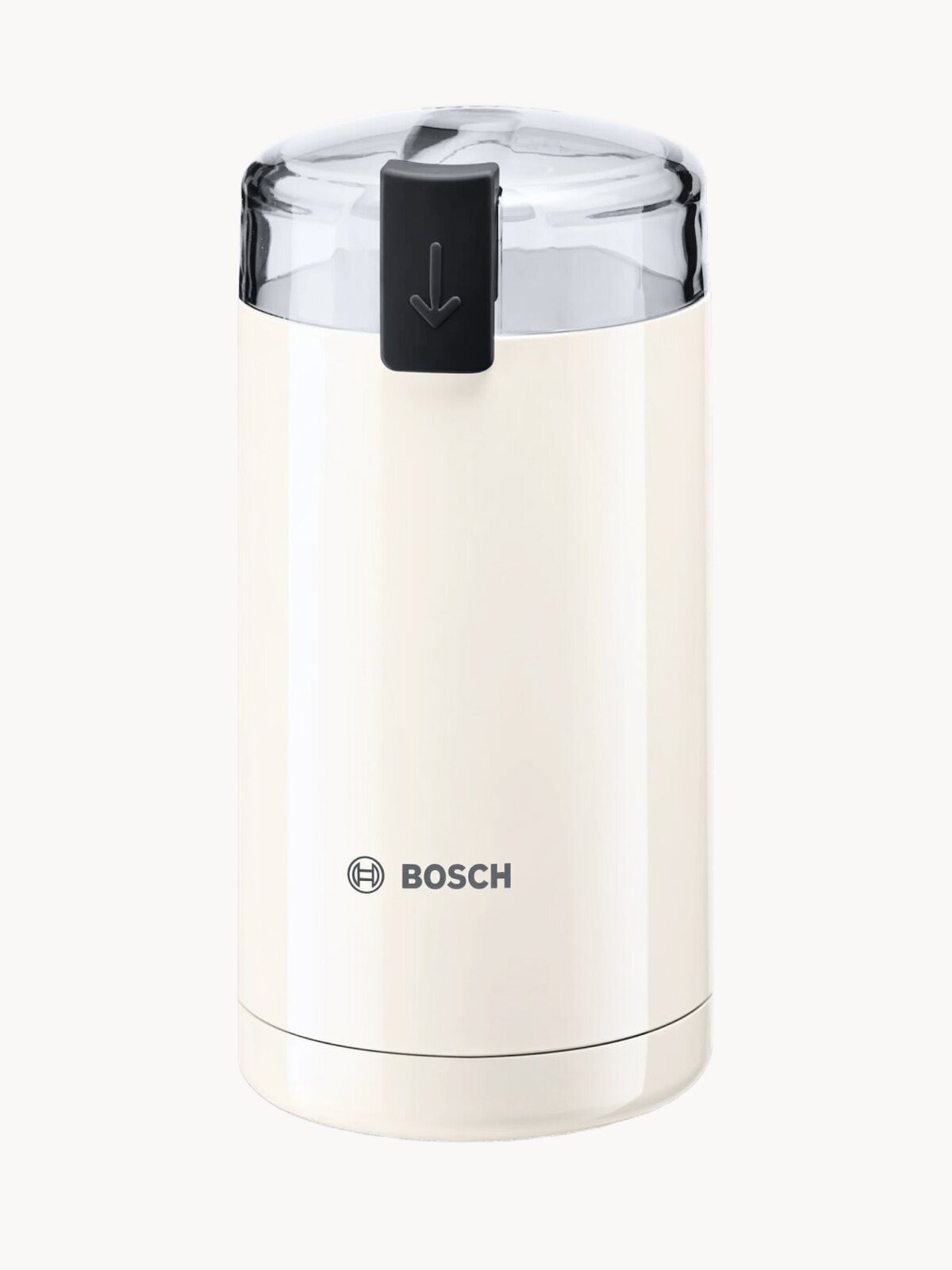 Bosch Кофемолка электрическая TSM6A017C, 180 Вт, 150 г/мин, равномерный помол, блокировка включения, белая