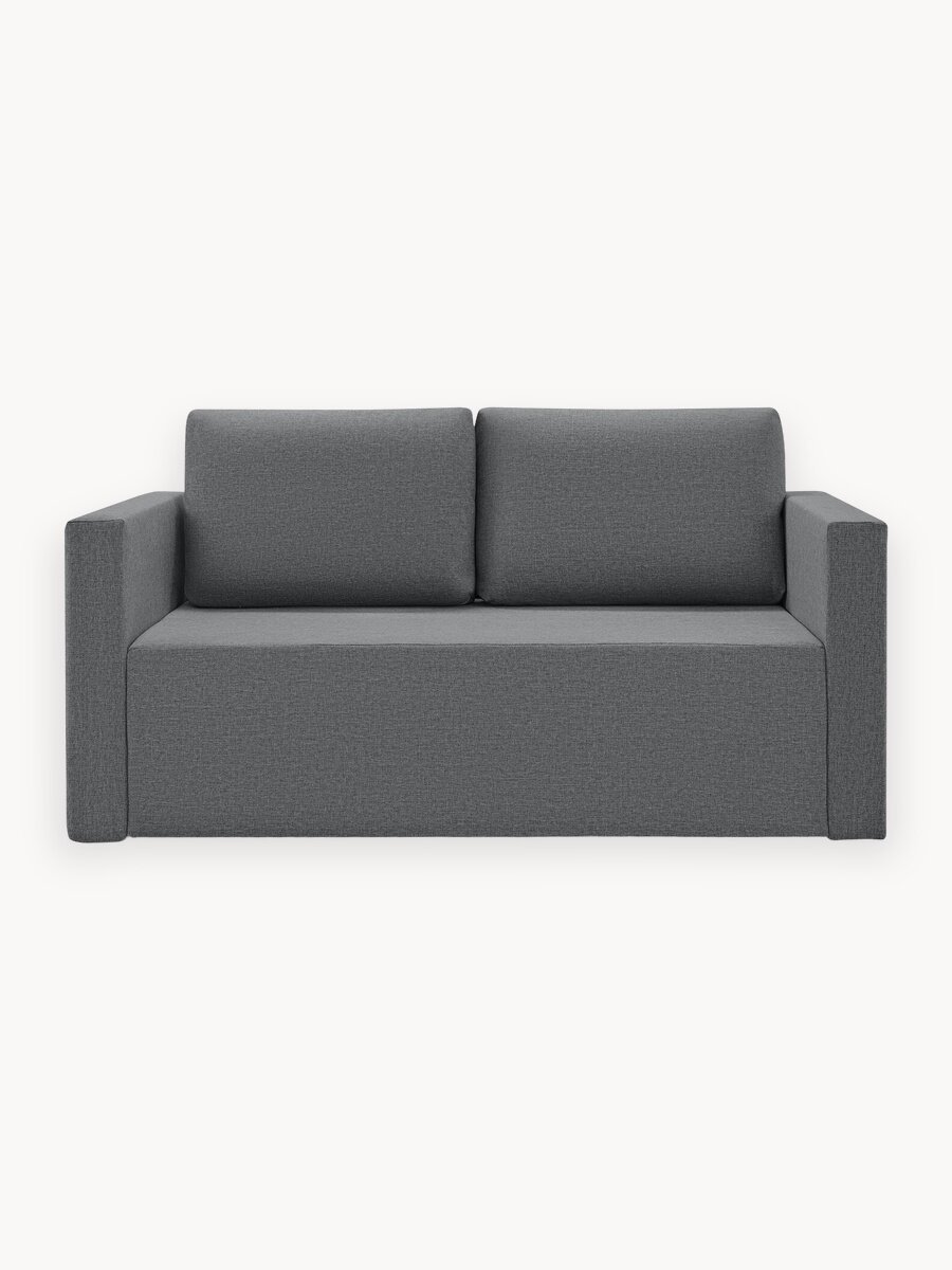 Диван-кровать Hoff Варна, рогожка, 162х88х76, прямой цвет темно-серый