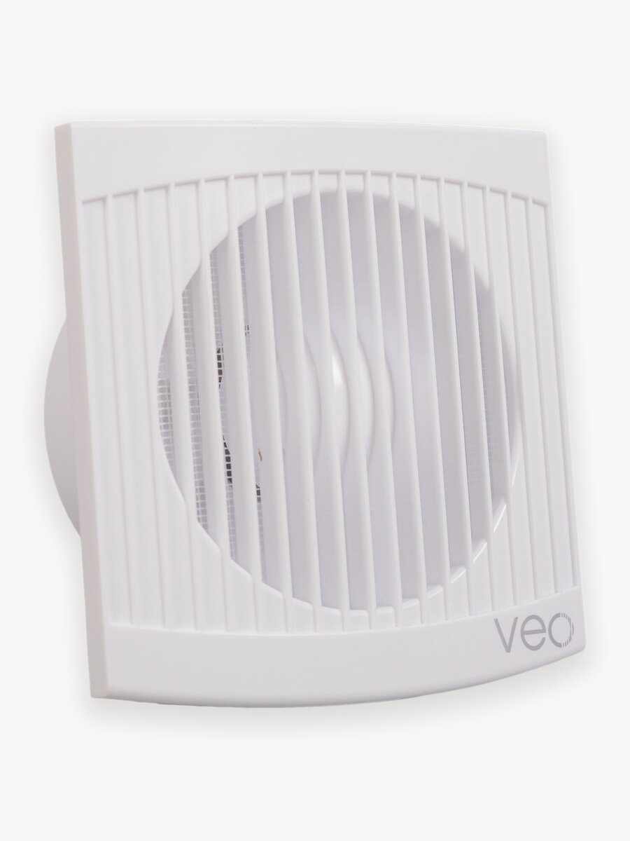 Вытяжной вентилятор с сеткой 125 мм LUCK 5S, в ванную, кухню, 18 Вт, 180 м3/ч, антимоскитная сетка, бесшумный, VEO