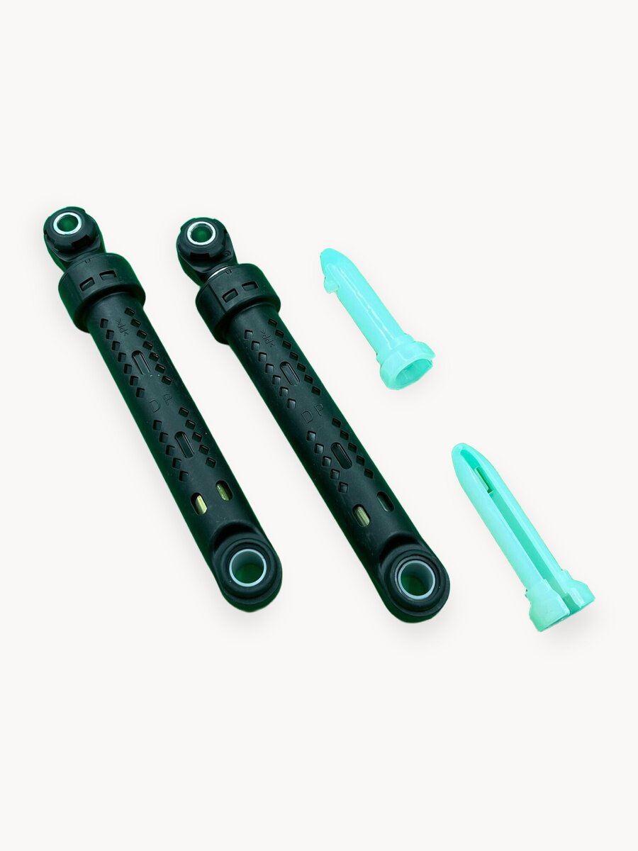 Комплект амортизаторов для стиральных машин Bosch, Siemens, Neff, 2 штуки с крепежом, 448032