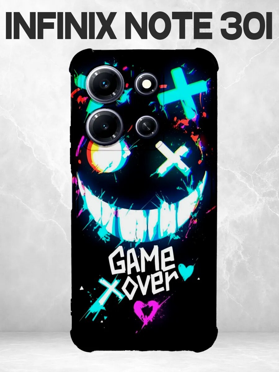 Чехол на Infinix Note 30i game over глитч