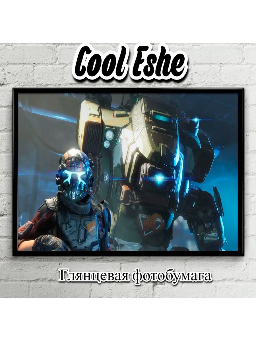 Постер "titanfall 2, titan pilot" из коллекции "Игры" А4