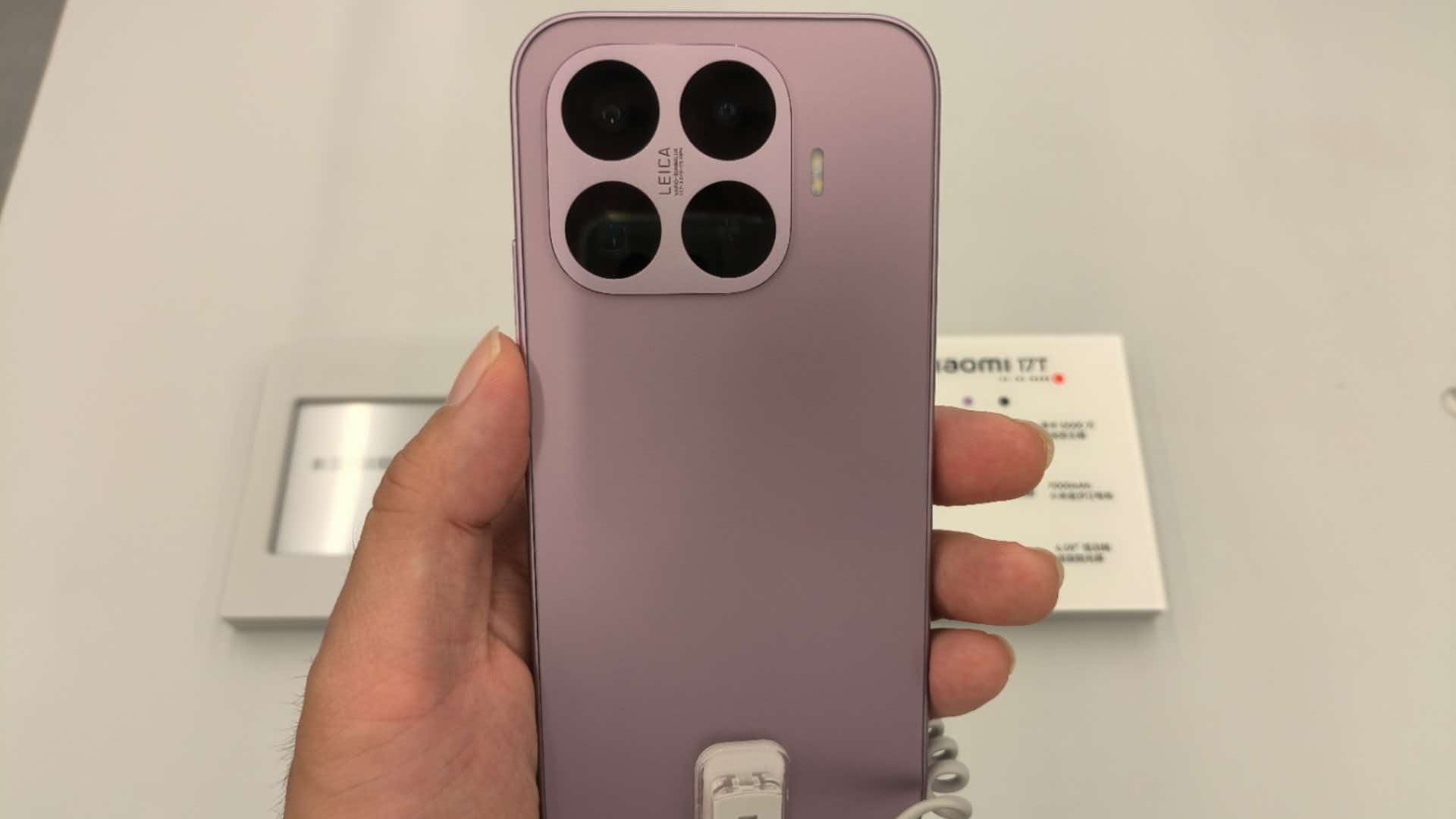 Смартфон Xiaomi 17T 12/256 ГБ, 5G‑смартфон, экран AMOLED, NFC, IP68, быстрая зарядка