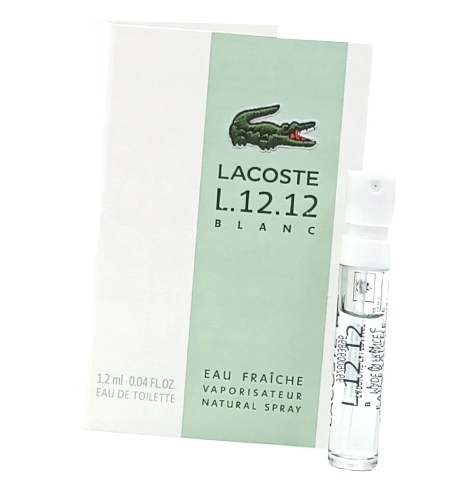 Пробник туалетной воды для мужчин Лакост Бланк О Фреш 1.2 мл / Blanc Eau Fraiche