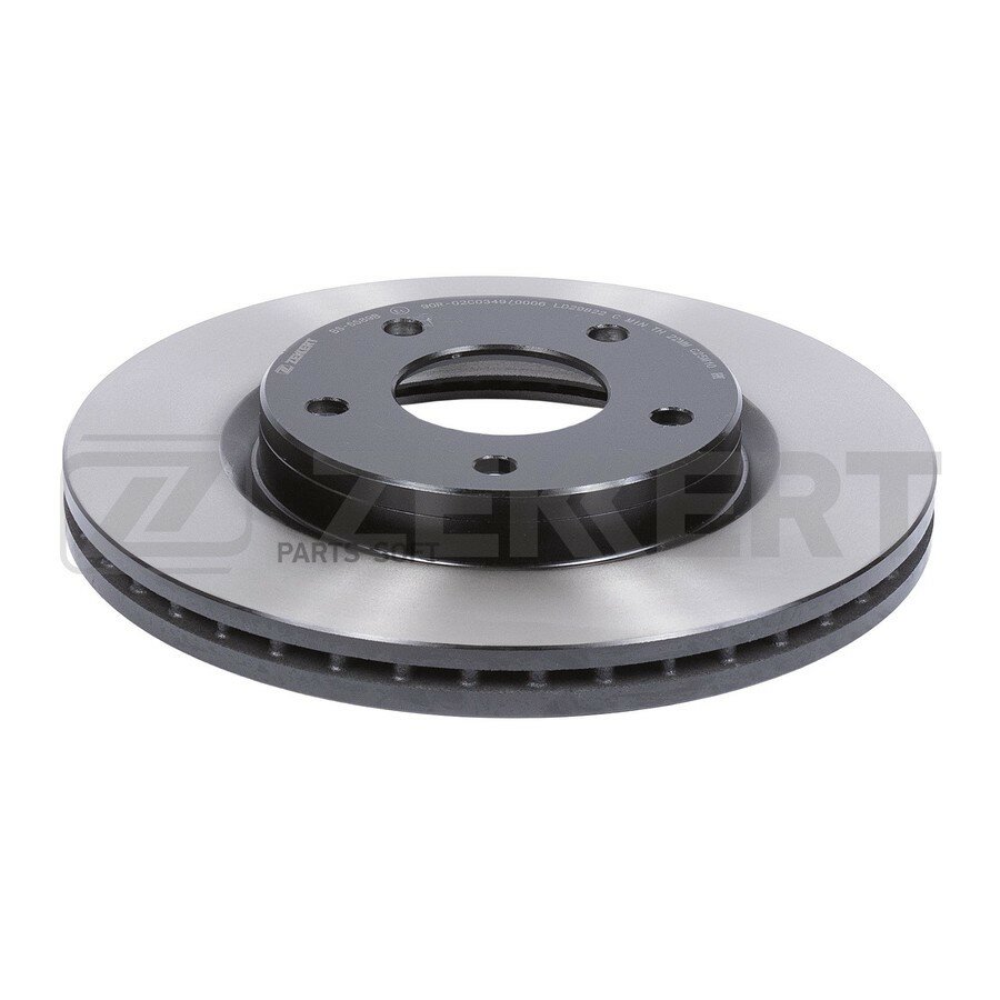 ZEKKERT BS-5589B Диск тормозной передний Nissan Juke (F15 F16) 10- Tiida (C13) 14- (с покрытием) ()