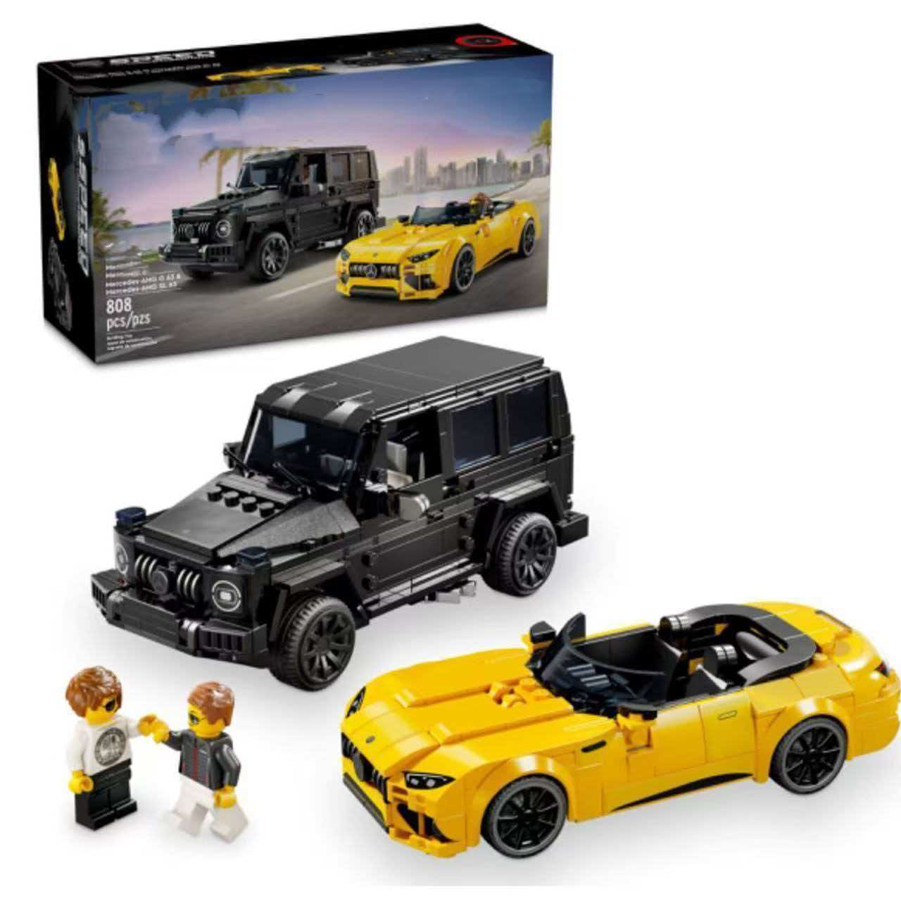 Конструктор LEGO Speed Champions 76924 Автомобили Mercedes-AMG G63 и Mercedes-AMG SL 63, 808 дет.