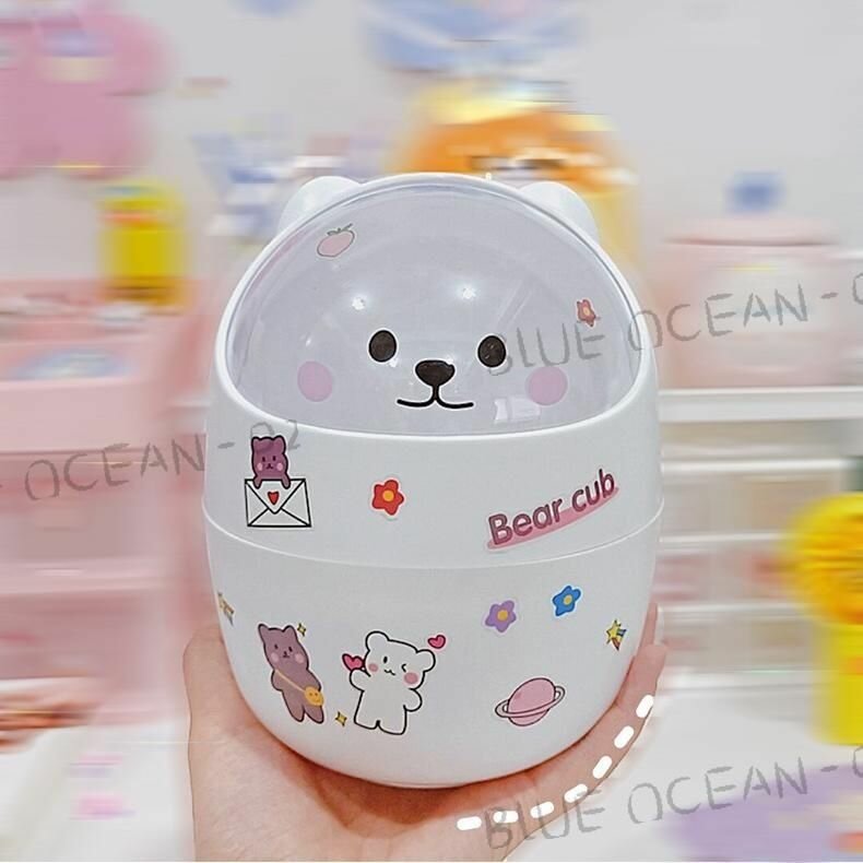 Мусорное ведро маленькое настольное, подставка для канцелярии и мелочей, контейнер для храненияДобро пожаловать