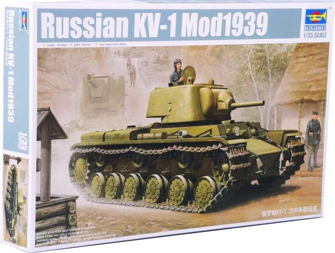 Сборная модель танка КВ-1 образца 1939 г. (1/35) Trumpeter 01561