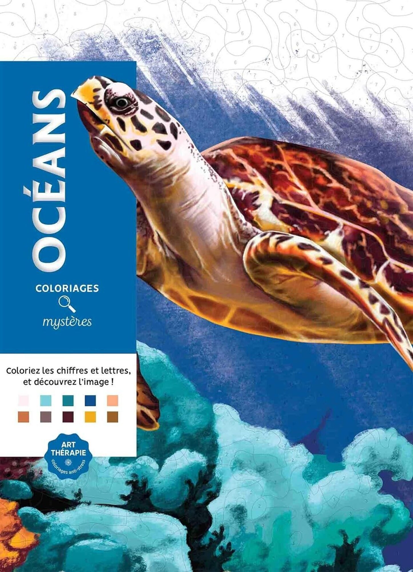 Раскраска по номерам Mysteres Coloriages - Oceans - Океан, 128стр. - 2019454106