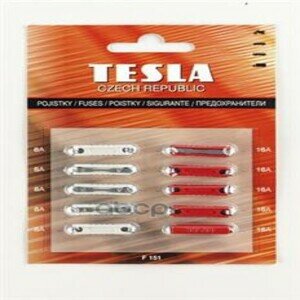 Предохранители цилиндрические 10 шт TESLA арт. f151