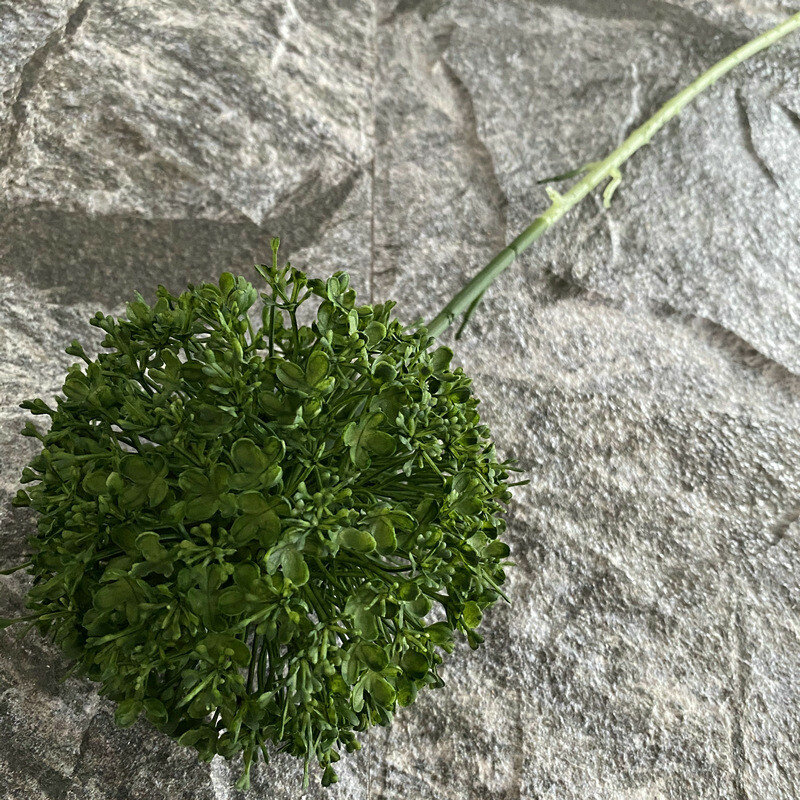 Allium giganteum foliage ball with multicolor options for event and home interior decoration deep green