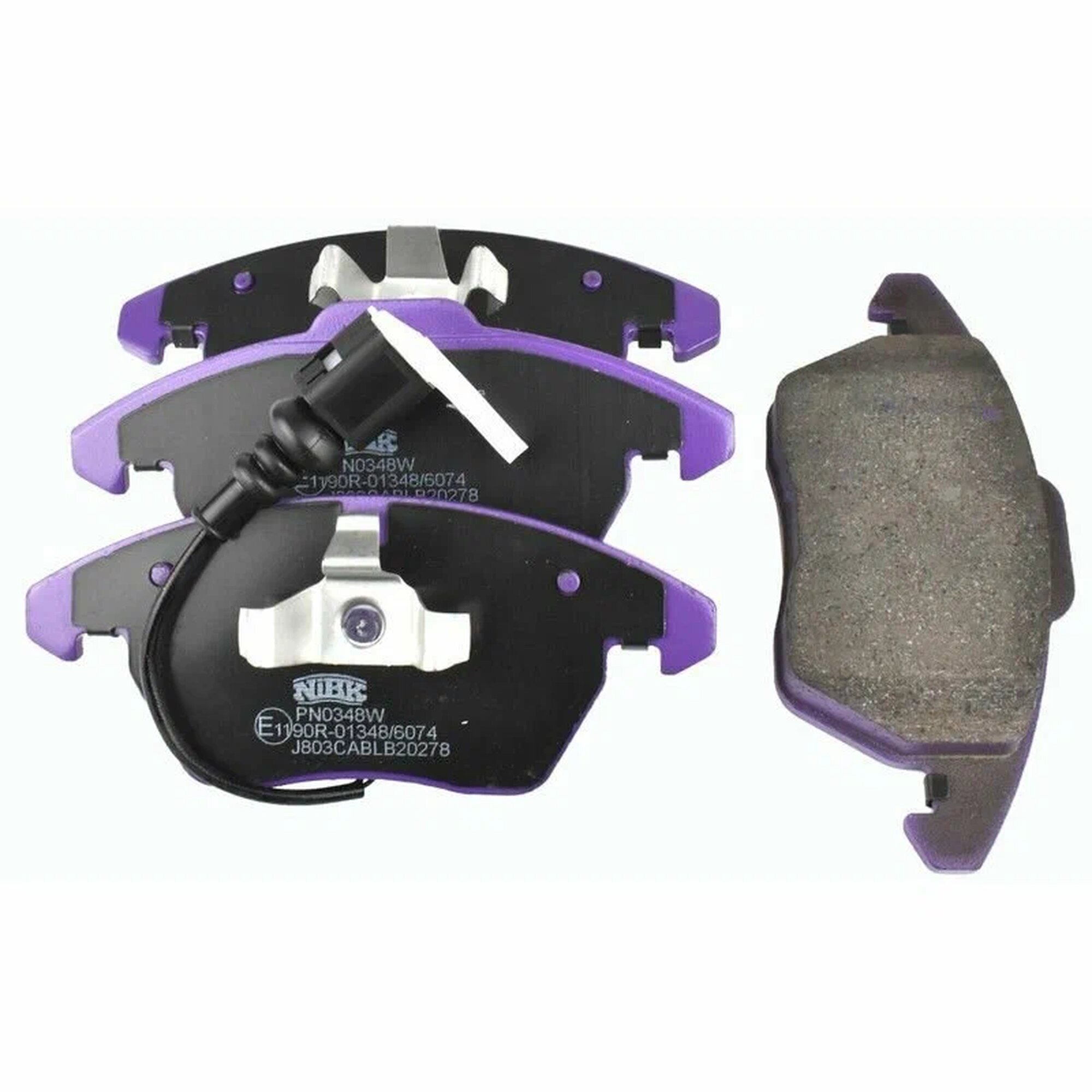Колодки тормозные дисковые передние для а/м Audi, Citro n, Peugeot, Seat, Skoda, NIBK PN0348W