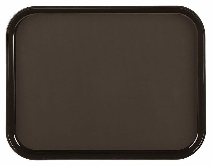 Поднос 460х360 США CAMBRO прорезин. прямоуг. коричневый