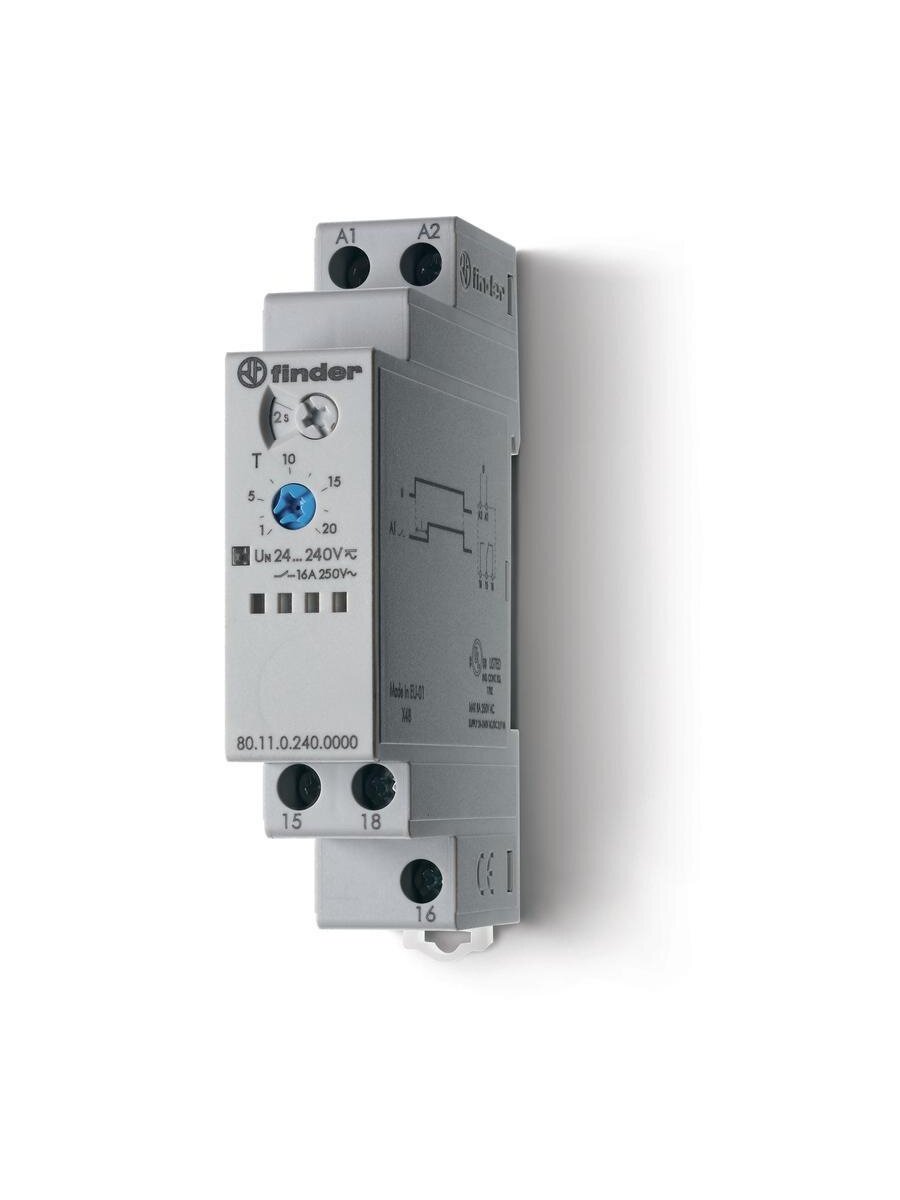 Реле времени 16А 1CO FINDER 801102400000