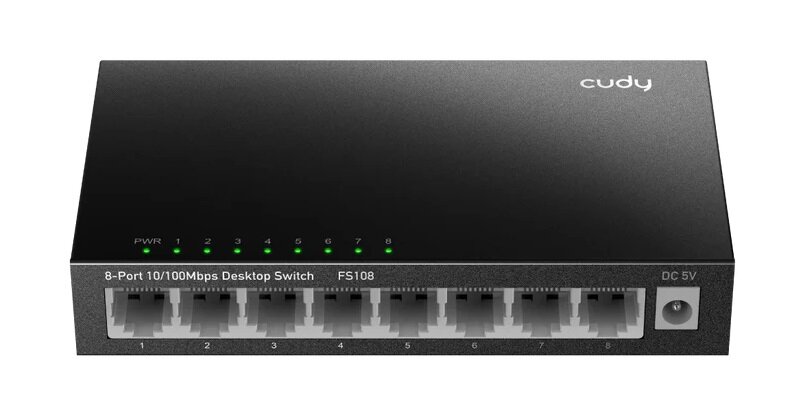 Cudy GS108 Коммутатор в металлическом корпусе с 8 гигабитными портами