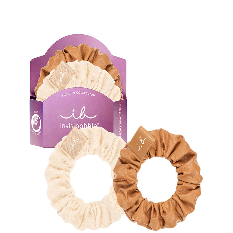 INVISIBOBBLE SPRUNCHIE SLIM Creme de Caramel Резинка-браслет для волос SPRUNCHIE SLIM Creme de Caramel