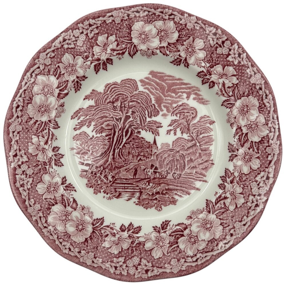 Тарелка "WoodLand", 19.5 см, 1960-1970 гг, Enoch Wedgwood, Англия