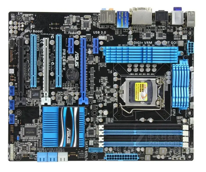 Материнская плата ASUS P8Z68-V, сокет LGA1155, чипсет Intel Z68, форм-фактор ATX