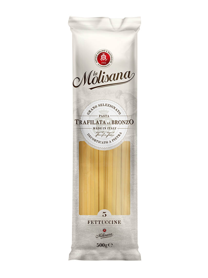 Макароны La Molisana FETTUCCINE Длинная лапша из твердых сортов пшеницы № 5, 500 г