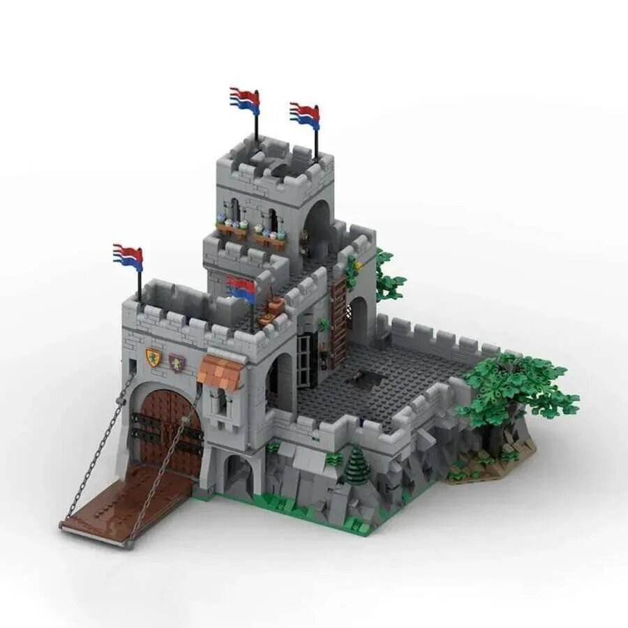 Средневековый Замок Королевская Цитадель MOC Строительные Блоки