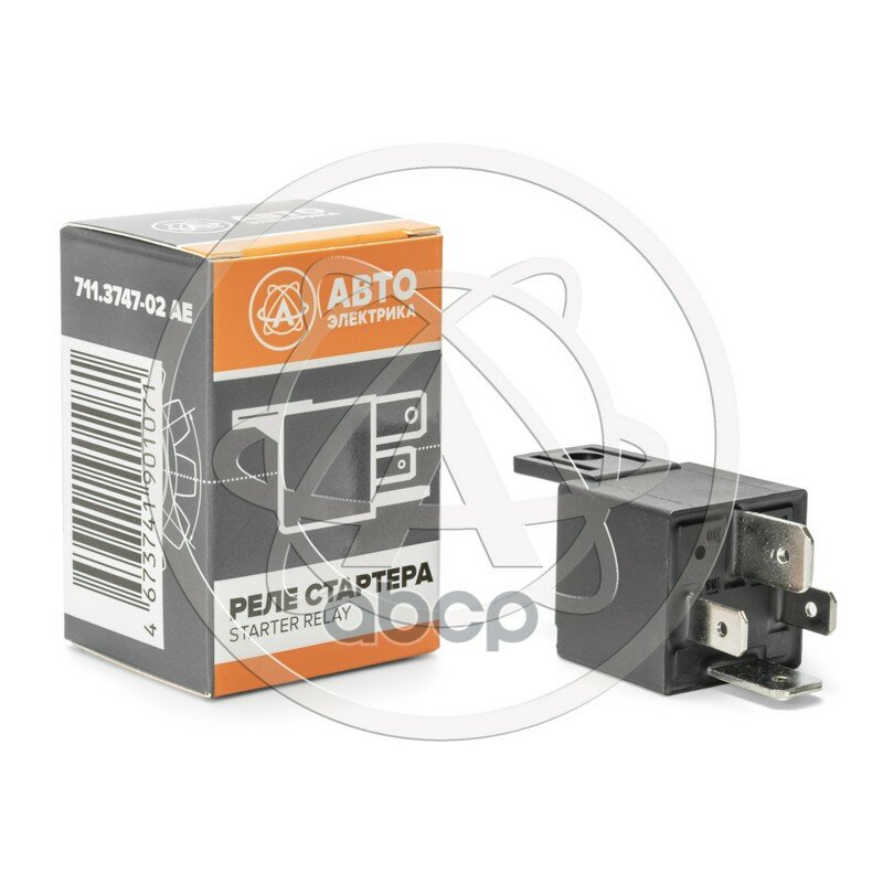 Реле 711.3747-02 АЕ (ан.461.3787-02) 4-конт. замыкающее с кроншт. (70А 12В) АвтоЭлектрика AVTOELECTRICA арт. 711.3747-02
