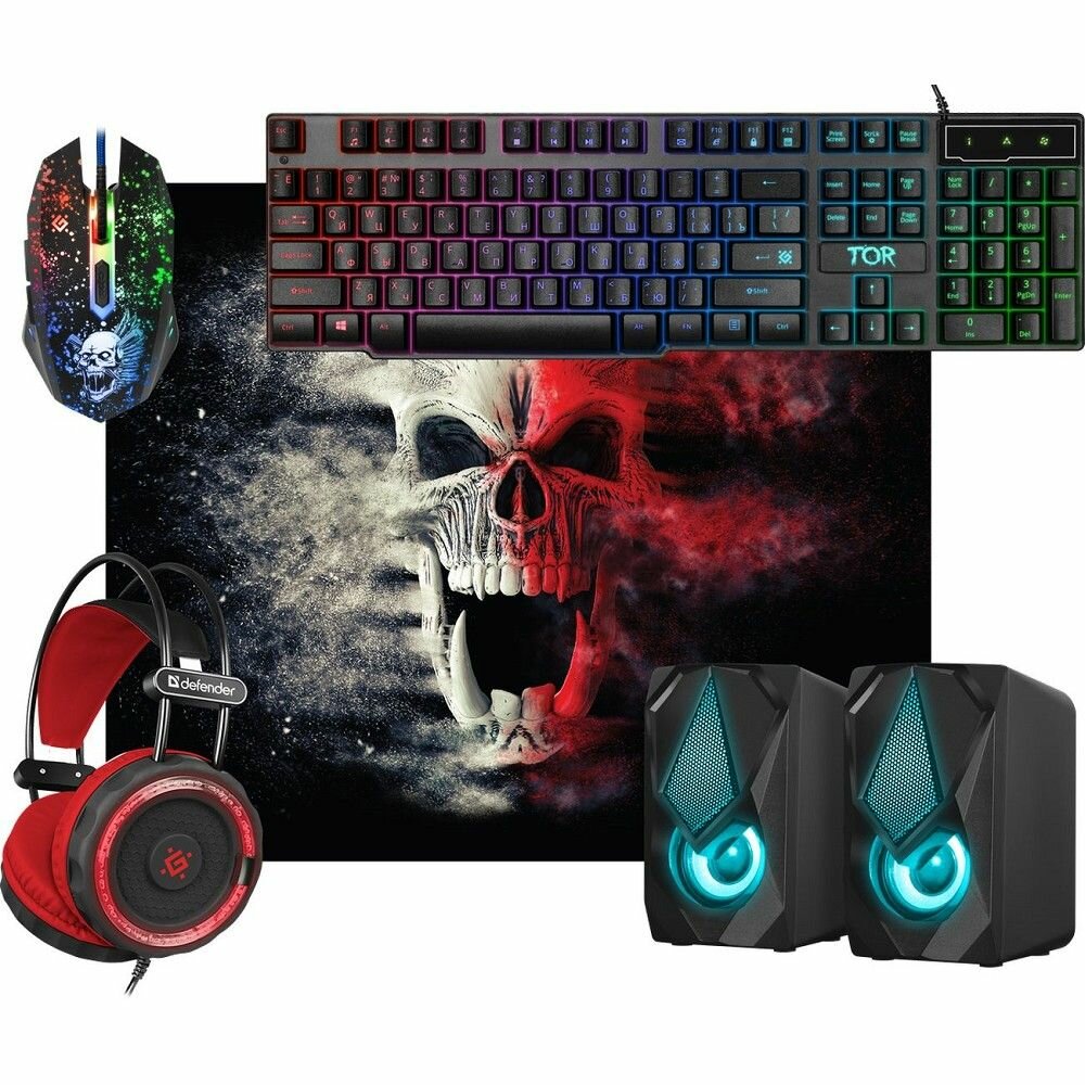 Defender Клавиатура Игровой набор Tor MHP - 127 52127