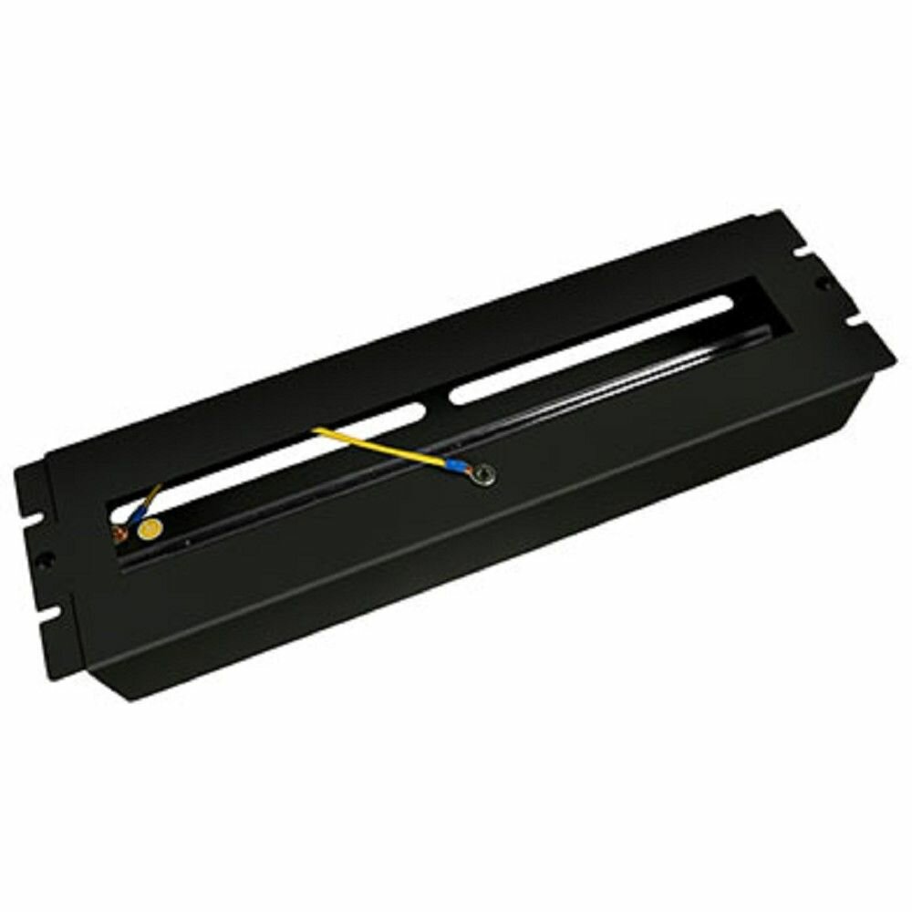 Cabeus аксессуары к монтажным шкафам PS - 3U - BK Корпус с DIN - рейкой на 22 места, 19 дюймов, 3 юнита, цвет черный RAL 9004