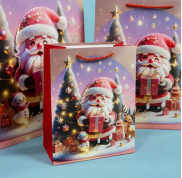 ПАкет Подарочный ДЕД мороз, 41*31*12 СМ