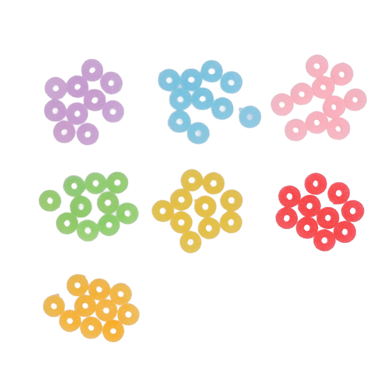 70 шт. набор пончиков шарм смола легкий пончик ремесло изготовление украшения для рукоделия
