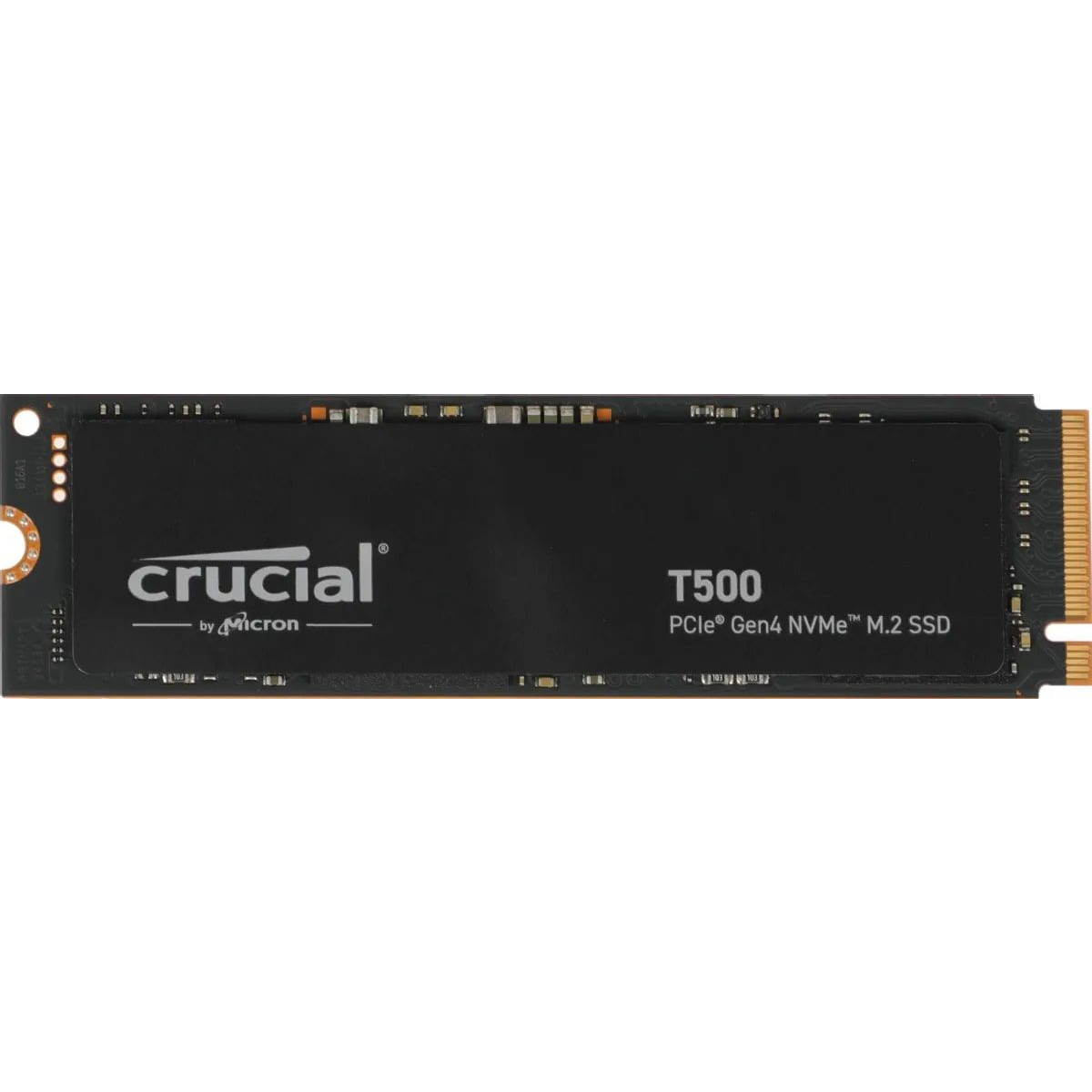 SSD накопитель Crucial T500 (CT4000T500SSD3) 4TB PCIe Gen4 NVMe M.2 SSD, черный