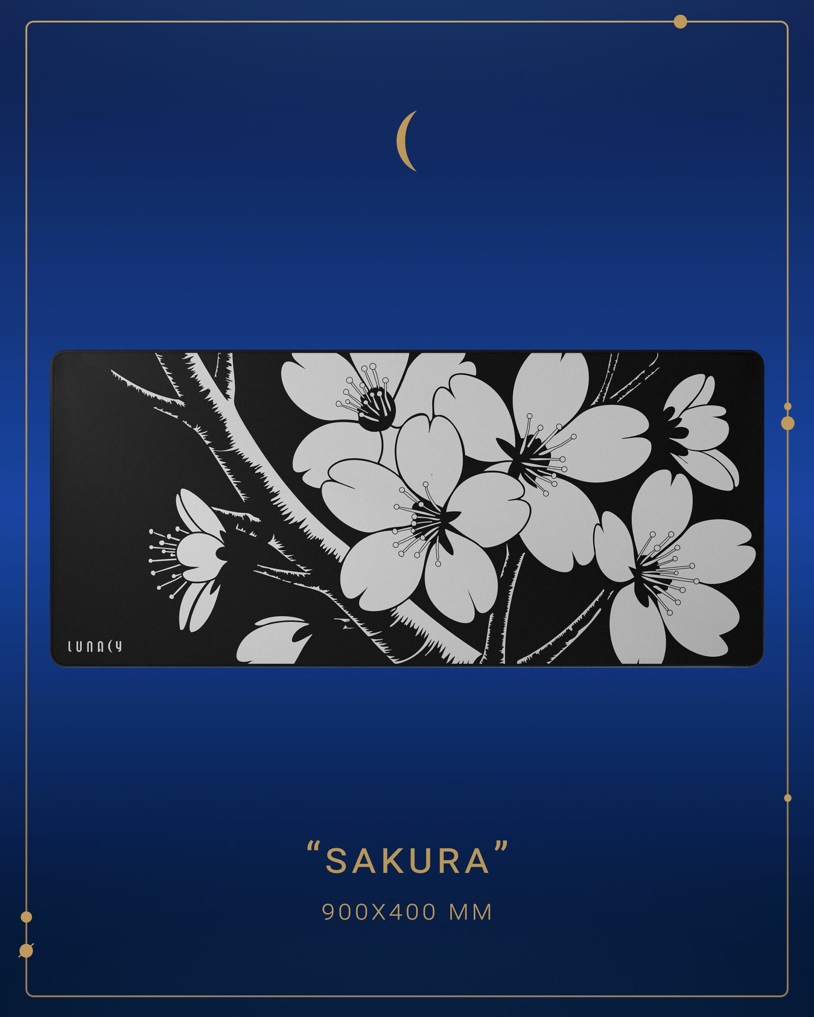 Коврик для мышки Slip Black Sakura XL