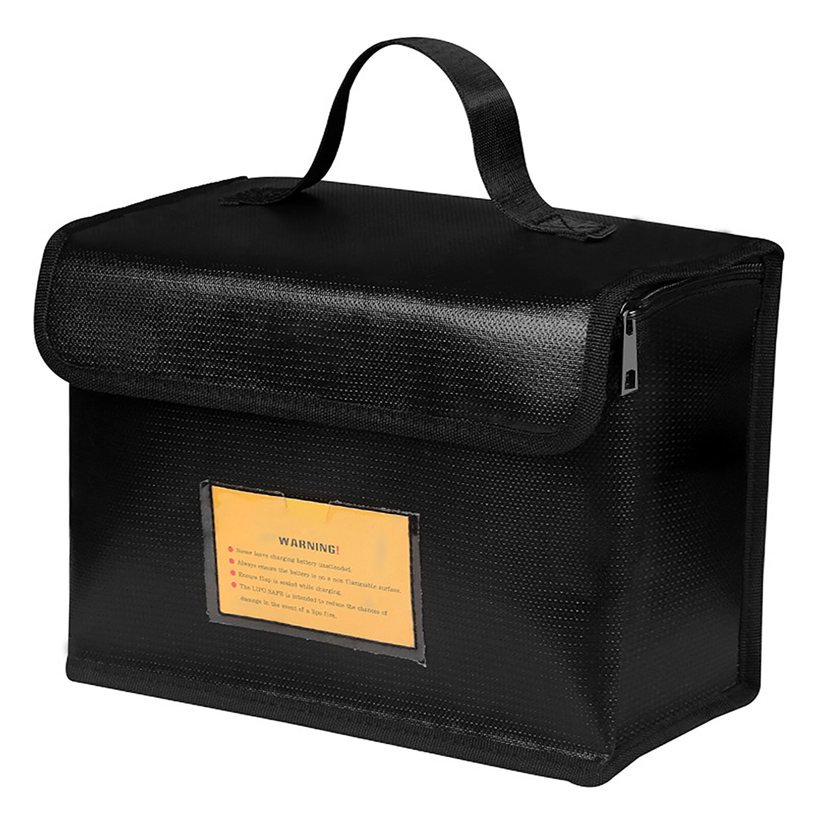 Огнестойкий водонепроницаемый чехол для аккумулятора LiPo, защитный чехол для зарядки, с невидимым боковым зарядным портом и сетчатым карманом для транспортировки и путешествий. Размеры: 25,5 x 18 x 12 см.