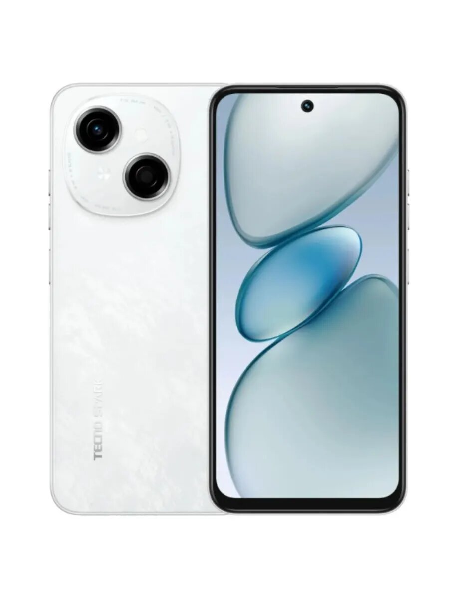 6,67" Смартфон Spark Go 1 3/64 ГБ TCN-KL4.64. WT WHITE