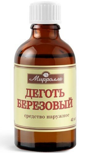 Mirrolla березовый деготь 40 мл