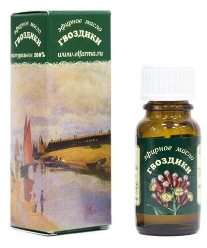 ELFARMA масло эфирное гвоздика 10МЛ ИНД/УП