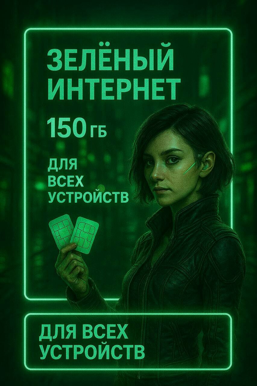Тариф для 4G модема WiFi роутера сим-карта на 150 ГБ за 750 руб./мес.
