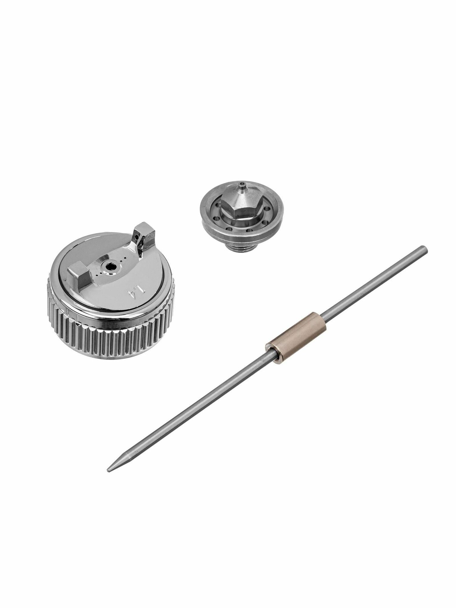 Комплект для краскопульта: сопло 1,4 мм, игла, форсунка, Matrix 57388