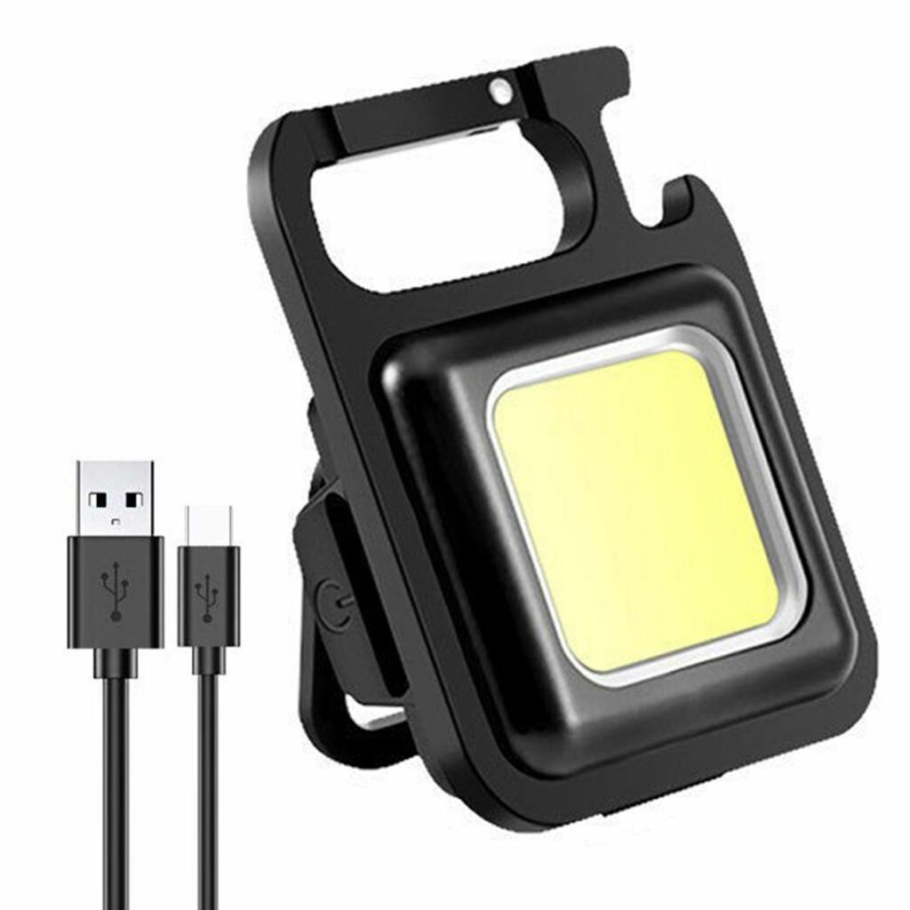 Фонарь, 4 в 1, складной, с USB, для кемпинга, рыбалки и осмотра