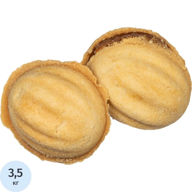 Печенье сдобное Мичуринское Орешки с вареной сгущенкой 3.5 кг